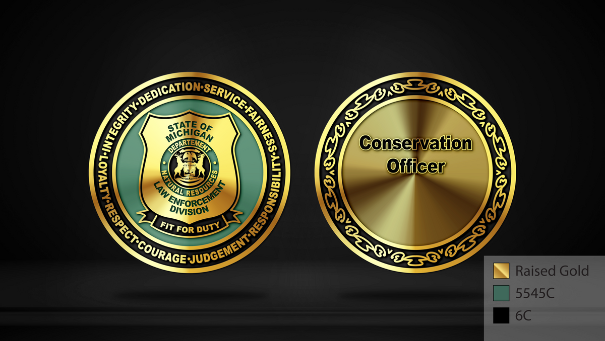 Ryan Aho_Dept Natural Resources 2024_Badge Coin – Mission Markers